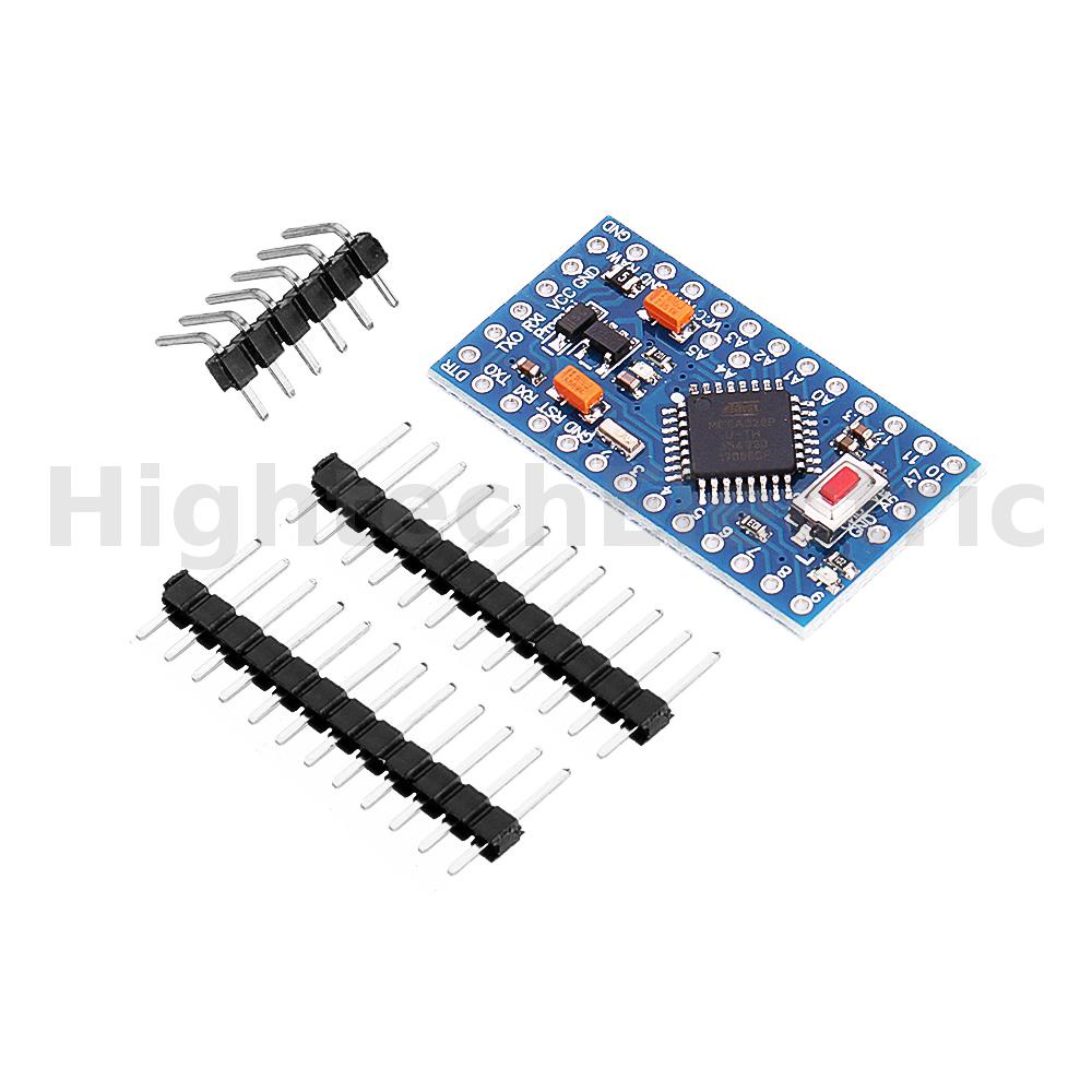 3.3V 8MHz ATmega328P-AU Pro Mini Microcontroller With Pins Development ...