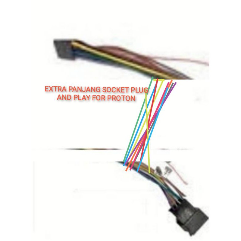 EXTRA PANJANG FOR Proton plug and play socket android player | Shopee ...