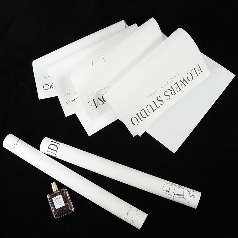 (20pcs) INS Paper Simple Elegant Wording Minimalist Wrapping Paper ...