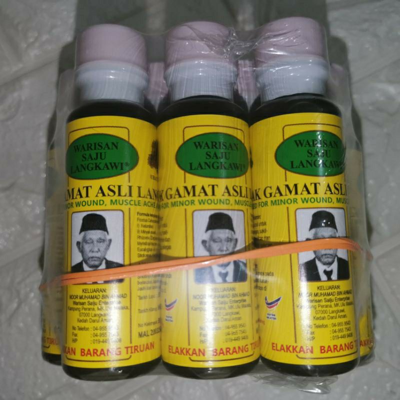 Minyak Gamat Asli Langkawi Warisan Saju Langkawi 💯original | Shopee ...