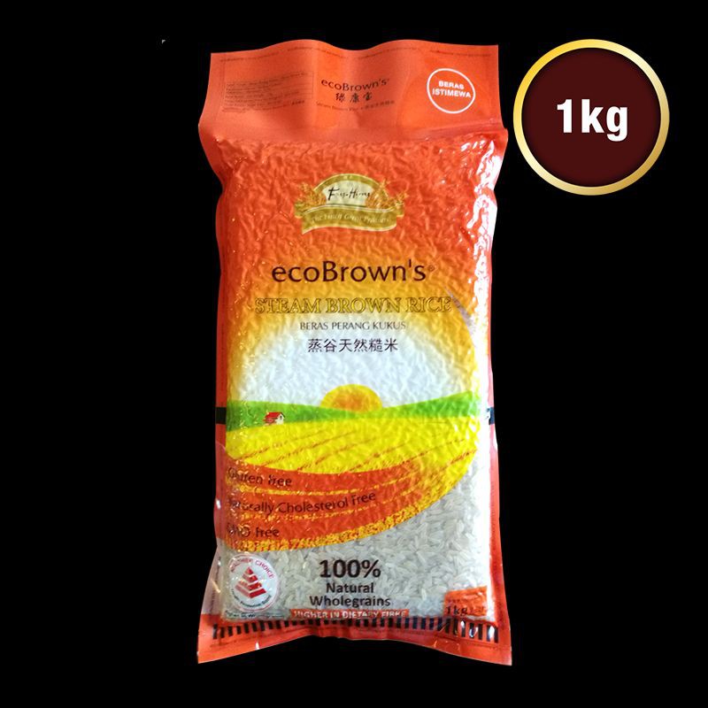 Eco Brown Rice Original Steam Multigrain Vacuum Pack Gluten Free Zero ...