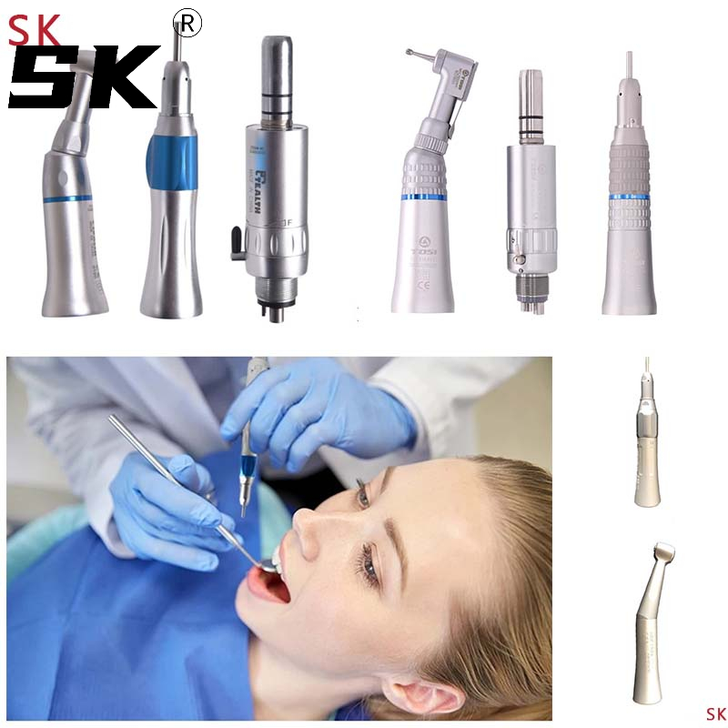 Dental Lab contra angle straight low speed Handpiece Electric ...
