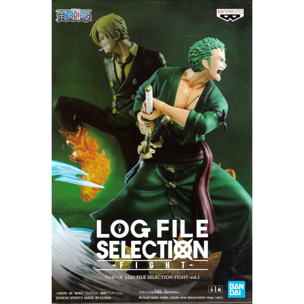 Banpresto - ONE PIECE LOG FILE SELECTION-FIGHT- VOL.1 Zoro | Shopee ...