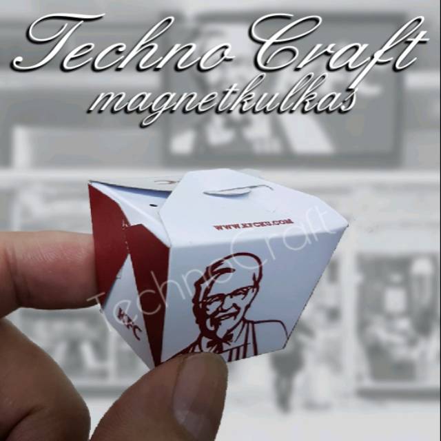Miniature Fridge Magnet KFC rice box bento | Shopee Malaysia