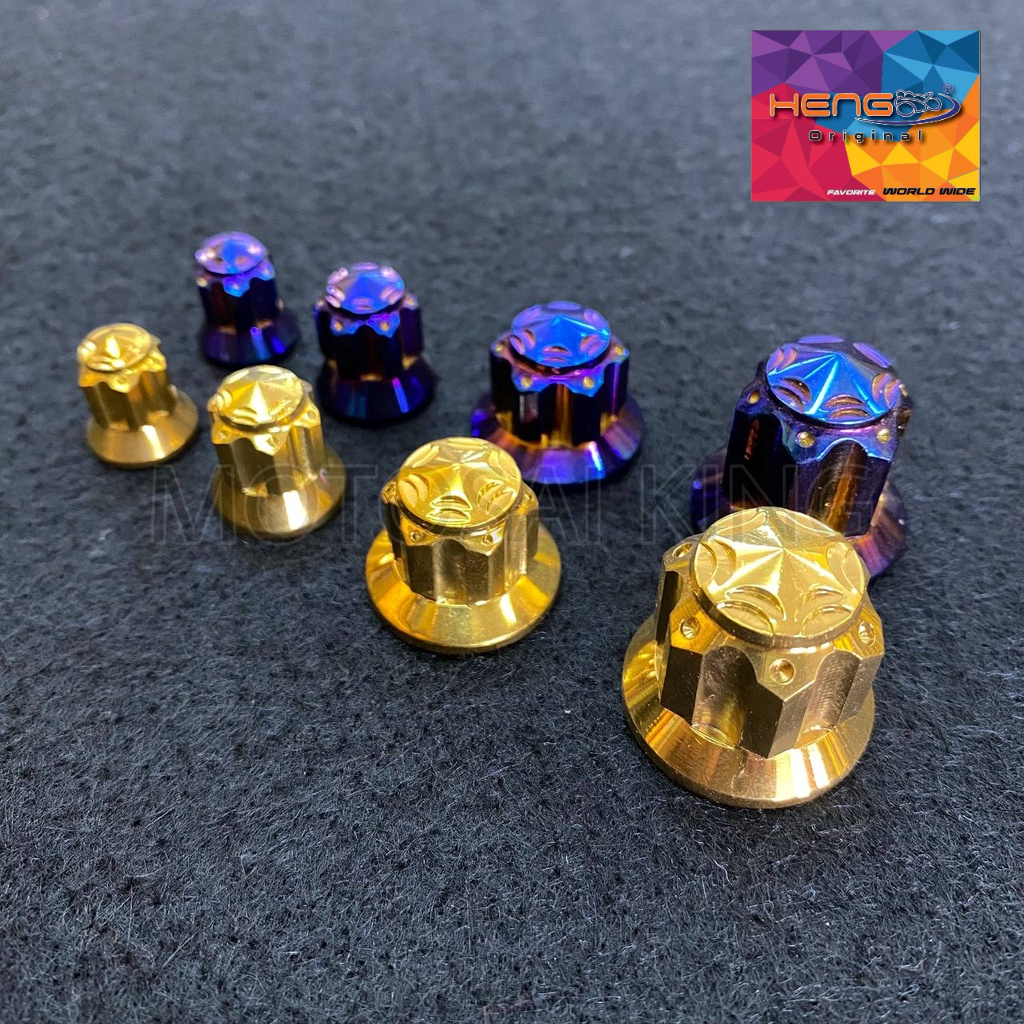 🇹🇭💥NUT CAP BRAND HENG THAILAND💥🇹🇭 SKRU END CAP PENUTUP HUJUNG SKRU M6 ...