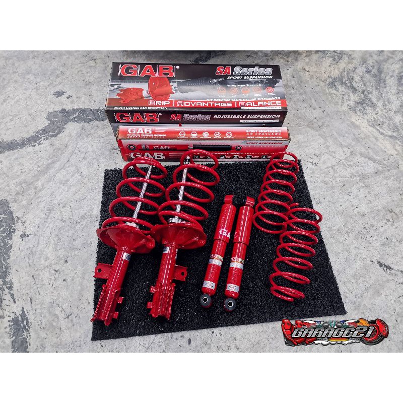 GAB Sport Absorber + GAB Sport Spring - PROTON INSPIRA / MITSUBISHI LANCER GT | Shopee Malaysia