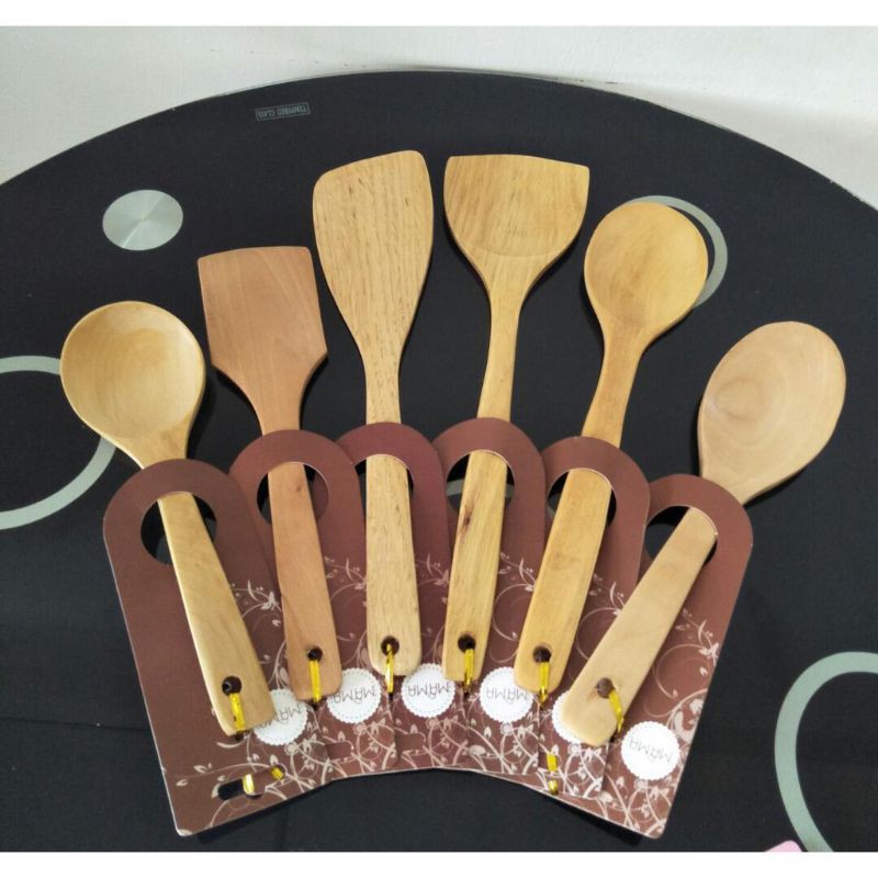 Senduk Kayu / kitchen cooking utensils / Senduk Nasi Kayu / Leper ...