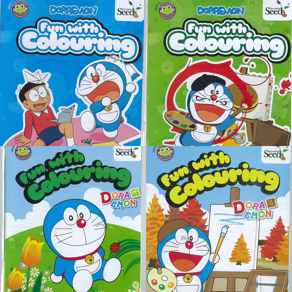 TOAD BOOKS : DORAEMON FUN WITH COLOURING + 6 SHORT MAGIC COLOURS ( DRKM ...