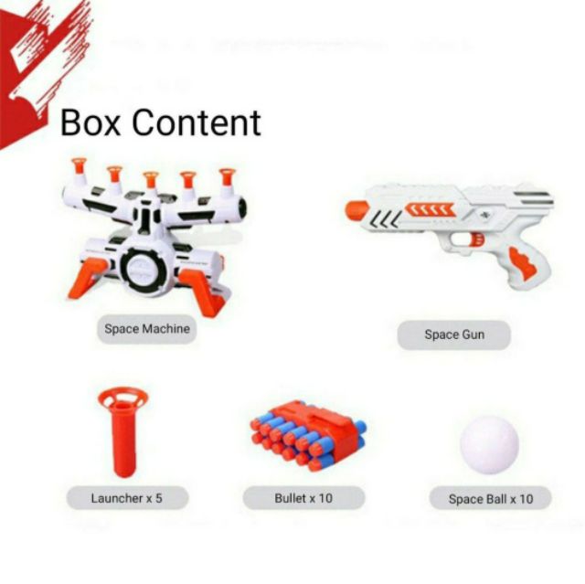 Soft Bullet Pistol Gun Electric Suspension Target Game Hover Float Ball ...