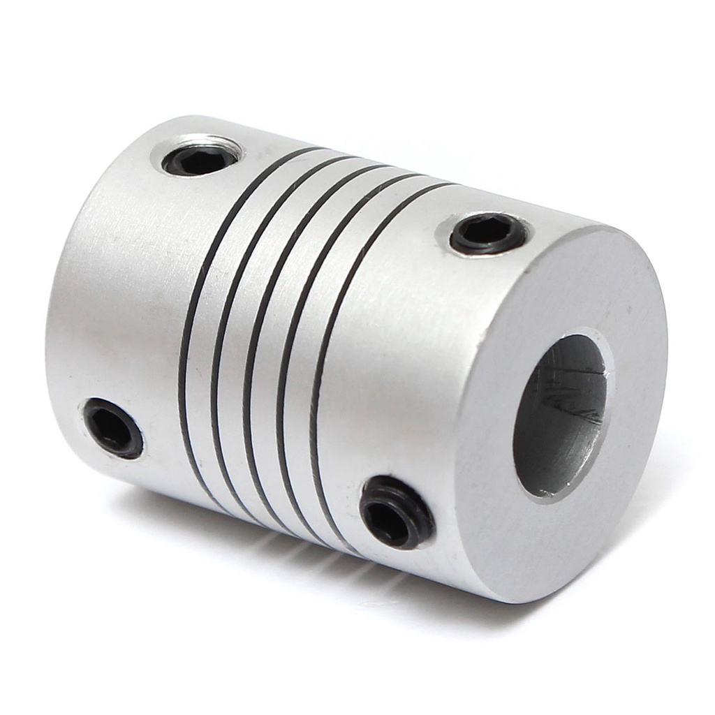 5mm x 8mm Aluminum Flexible Shaft Coupling OD19mm x L25mm CNC Stepper ...