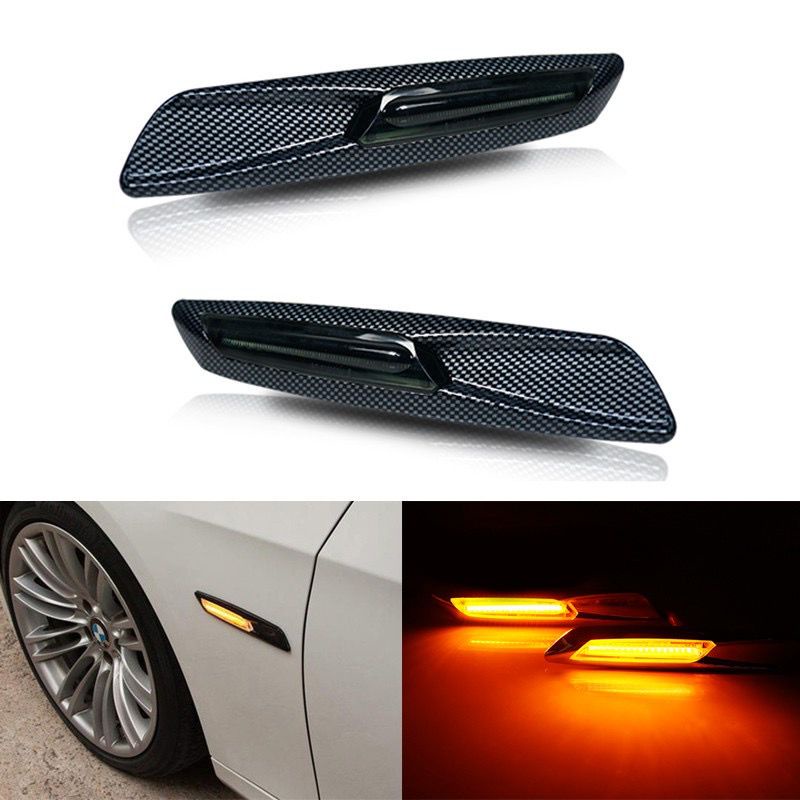Bmw E81 E82 F30 F10 E90 E91 E60 E61 E46 E39 E92 E87 E88 Light Turn Signal Light Carbon Fiber ...