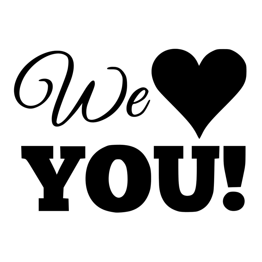 READY STOCK MALAYSIA - BALLOON STICKER WE LOVE YOU - 4X6 STICKER FOR ...