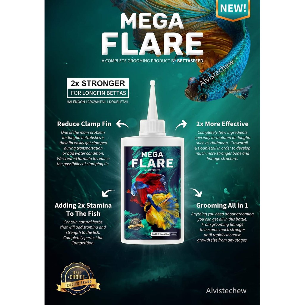 Mega Flare Tonic 2x effective (140ml) | Shopee Malaysia