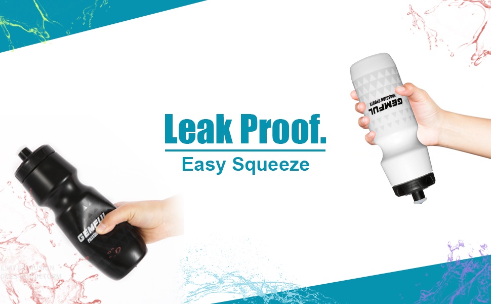 GEMFUL Cycling Water Bottle 750ML Botol Air Basikal Squeeze BPA Free ...