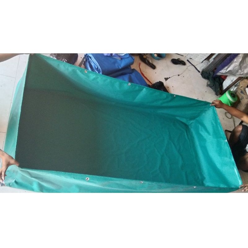 Pool Tarpaulin Box Size 2x1xheight 70cm Semi-Rubber PVC Orchid Korea ...