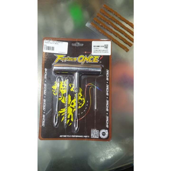 Cacing Tubeless Tayar Self Repair Kit Heavy Duty Cucuk Tyre Motor Car ...