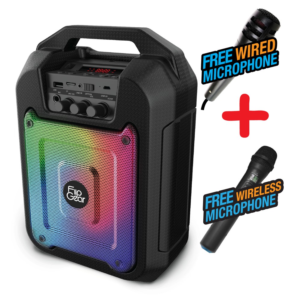 Flipgear Tango 202 Portable Speaker with Wireless Mic | Shopee Malaysia