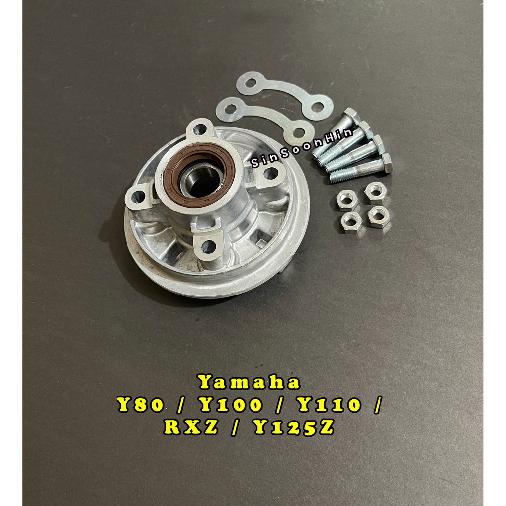 Yamaha Y80 Y100 Y110 SS-TWO SS2 RXZ Y125Z Sprocket Hub Set / Clutch Hub ...