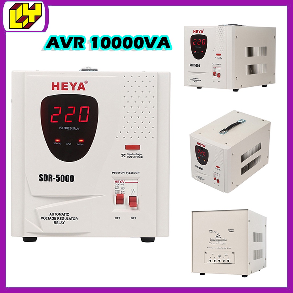 AVR 10kVA AVR 10000VA LED Relay Type Full Automatic AC Voltage ...