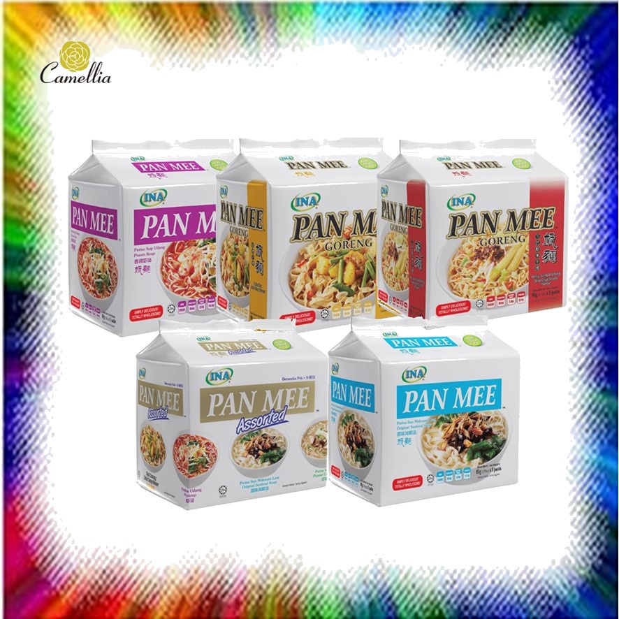 (Halal) Ina Pan Mee Segera - Ina Instant Pan Mee Noodles (5 's/Bag ...