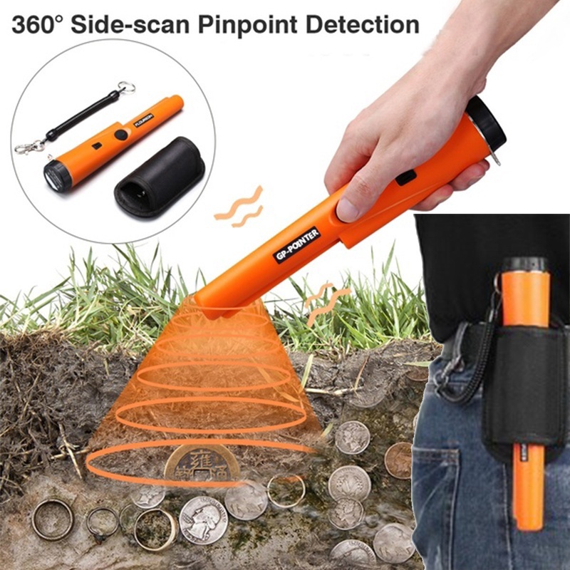 Metal Detector Waterproof Handheld Detector Automatic Pinpointing Gold ...