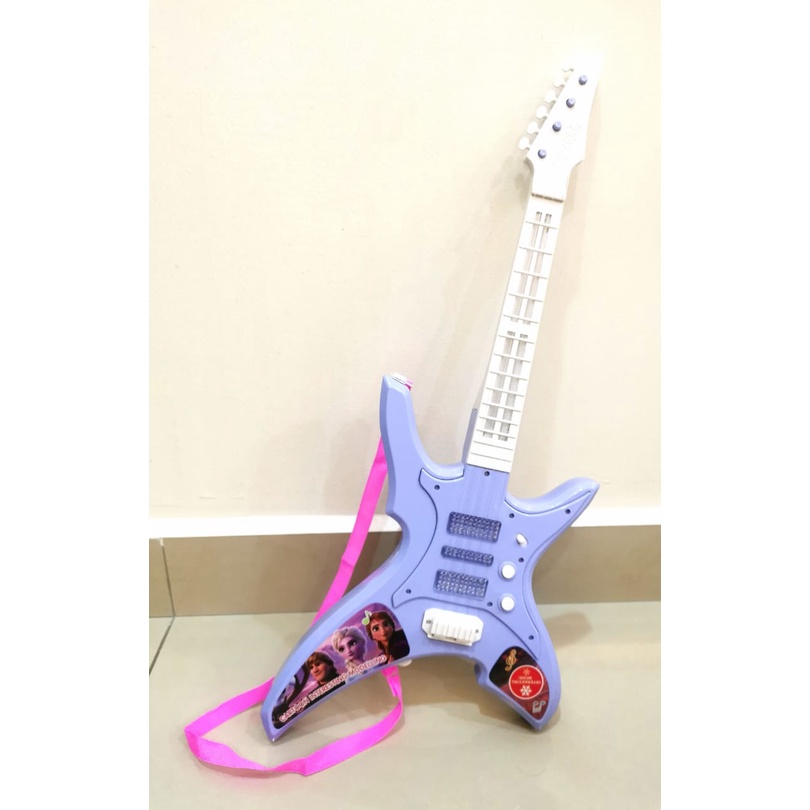 62CM Frozen Guitar With Lighting Music Kids Toys | Shopee Malaysia