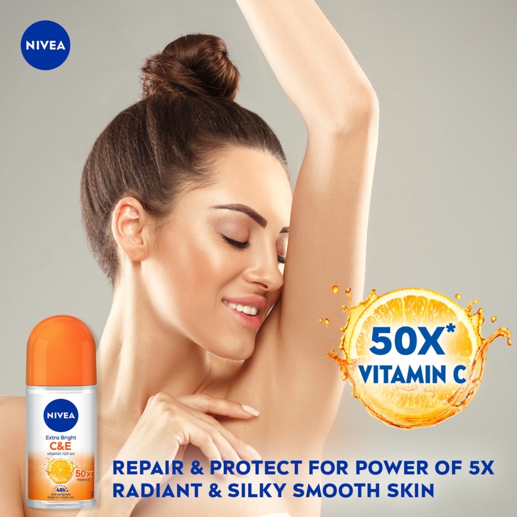 Nivea Deodorant Series Extra Bright C&E | Fresh Energy | Hokkaido Rose ...