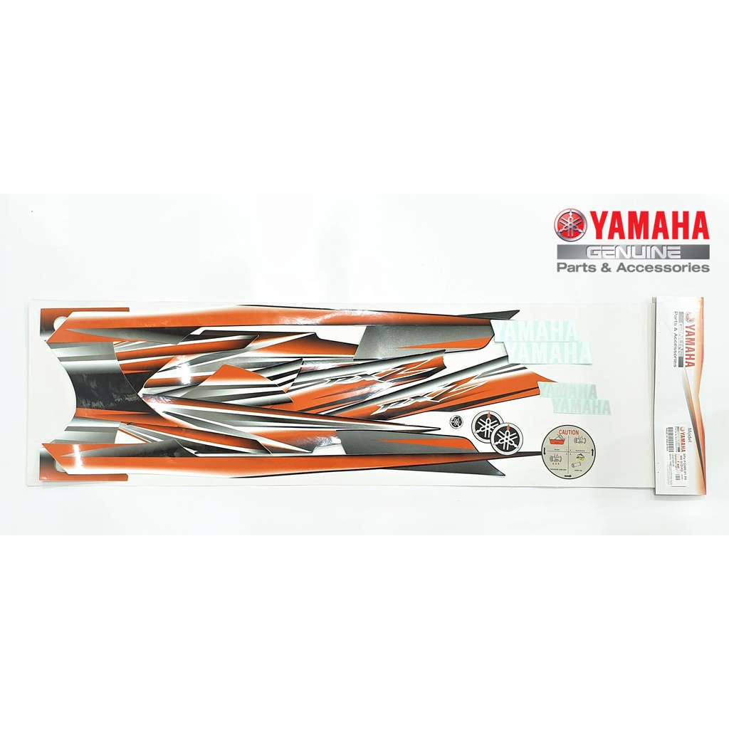 YAMAHA 100% ORIGINAL RXZ BODY COVER STICKER GRAPHIC SET STRIPE STIKER ...