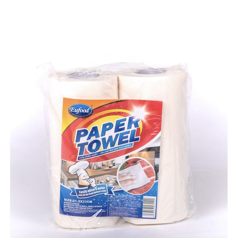 Tetmart grease absorbent and food drying paper - 2 rolls (140 sheets ...