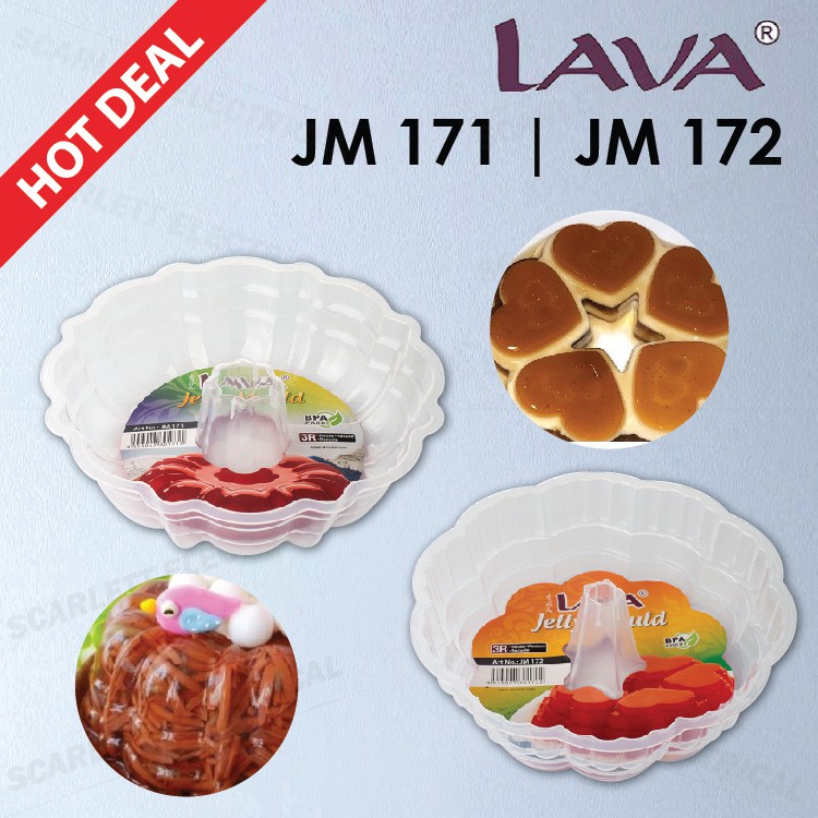 LAVA Jelly Mould JM171 JM172 / Acuan Jeli / Agar-Agar / Puding | Shopee Malaysia