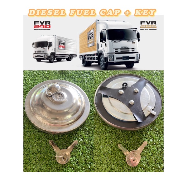 ISUZU FVR 240 248 TRUCK DIESEL FUEL TANK CAP(92mm)+2KEY LOCKING PETROL ...