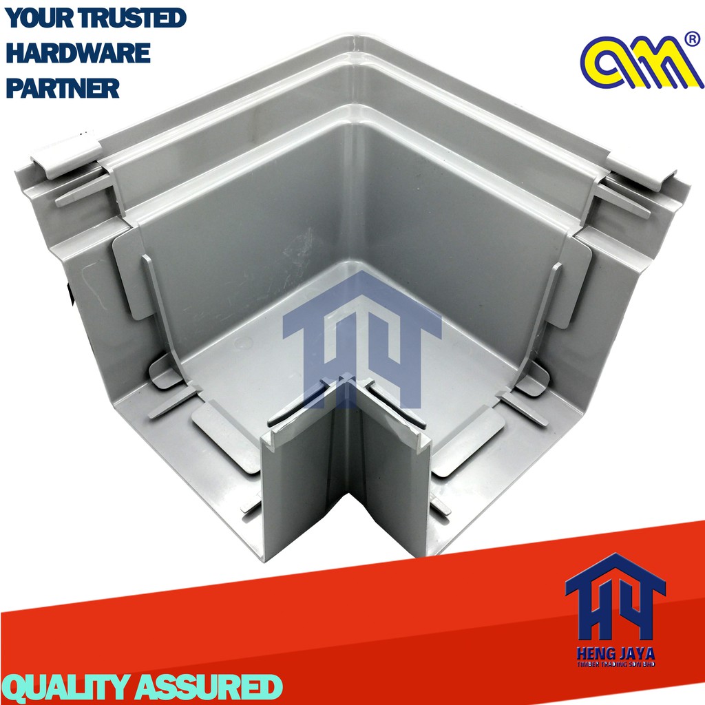 [ARENSI-MARLEY] F300 GUTTER MITRE JOINT "OUT" (PVC RAINWATER GUTTER ...
