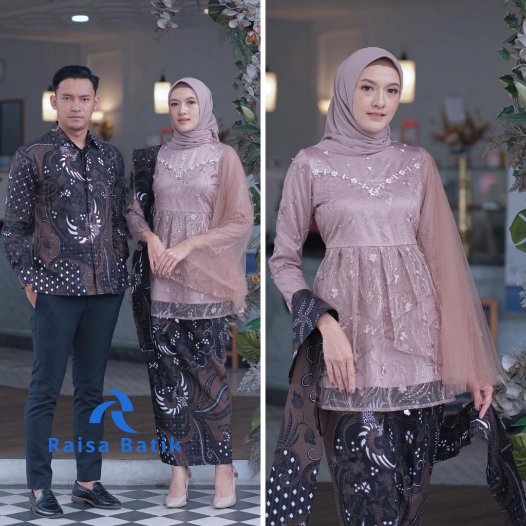 Batik Couple Kebaya Modern Kebaya Fiance Application For Graduation ...
