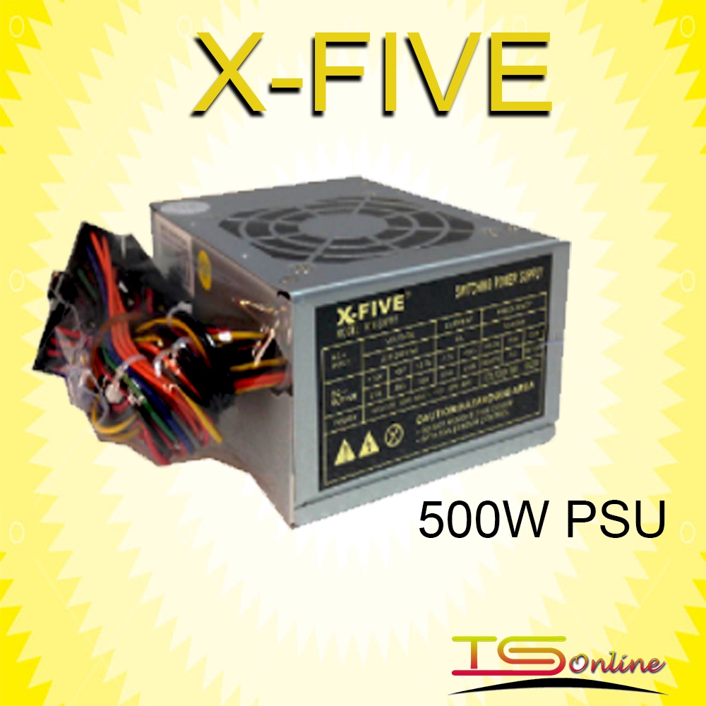 X-Five / DMX ATX-500WD / 550W RATED PSU Switching Power Supply | Shopee ...