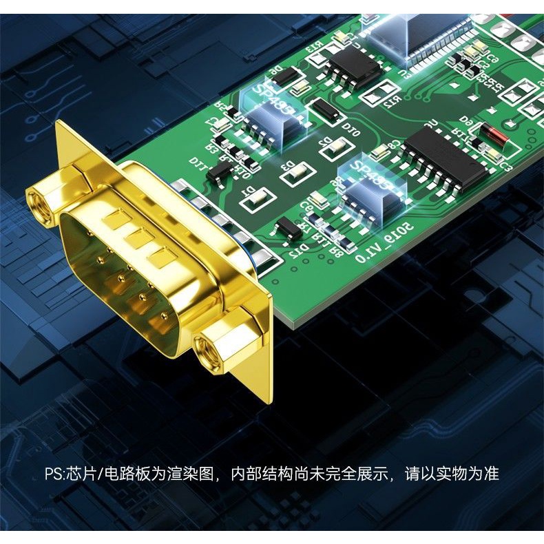 USB to RS422/485 Converter Nine-Pin Serial Port USB to RS485 Module COM ...