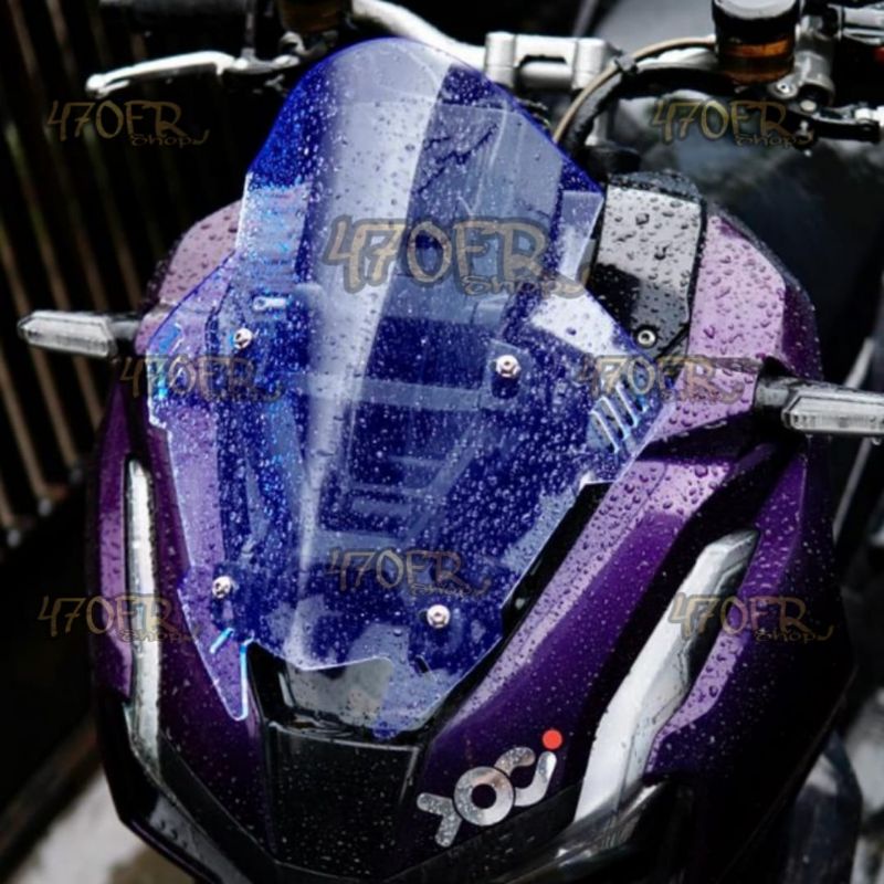Windshield Honda ADV sporty TDR mini race V3 fins. Honda ADV sporty TDR ...