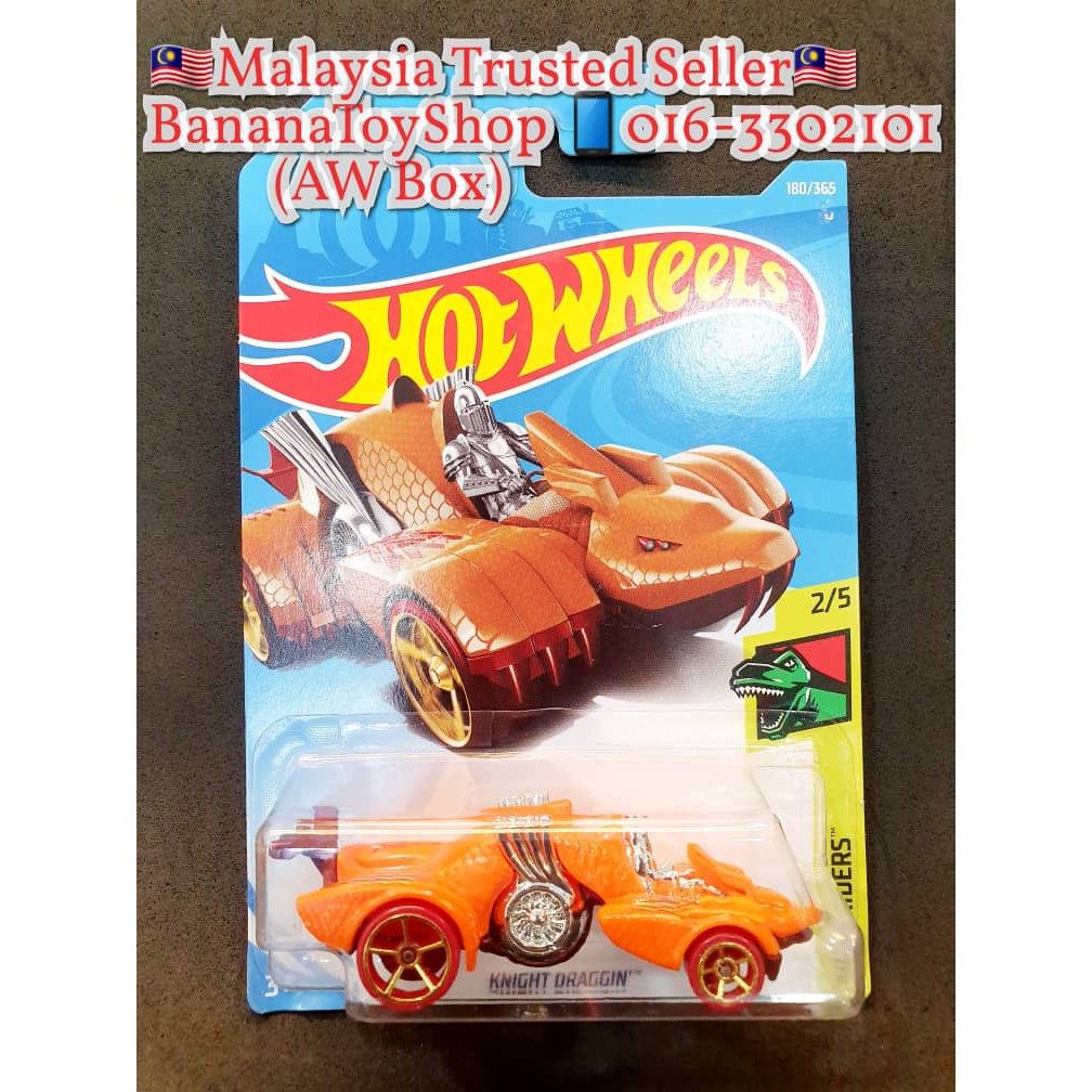 100% Original Hotwheels Series 180/365 KNIGHT DRAGON AWbox | Shopee ...