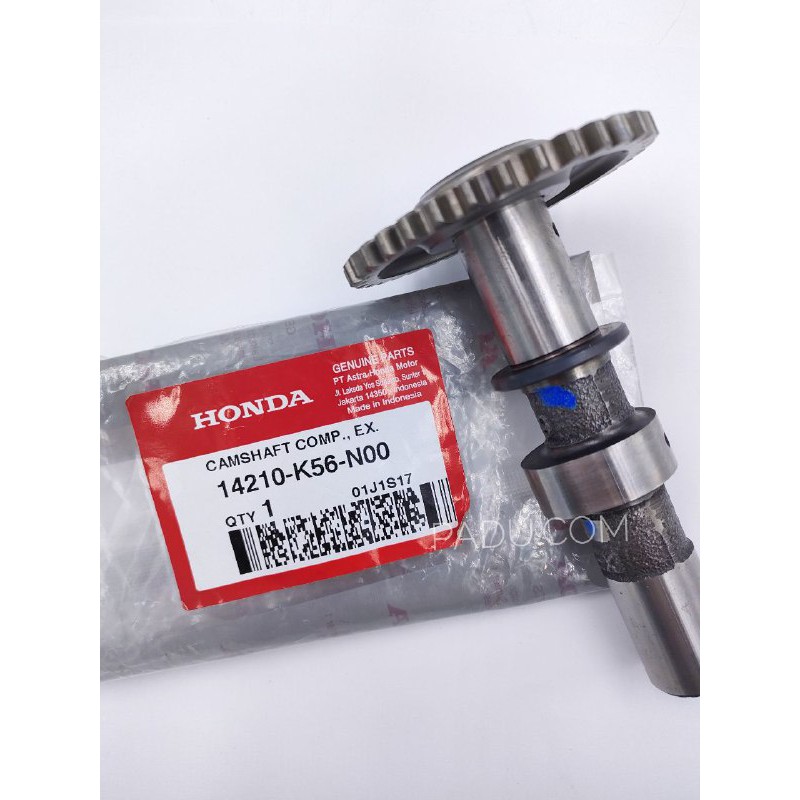 HONDA RS150 CAMSHAFT COMP EXHAUST / EXZOS CAMSHAFT ORIGINAL (14210-K56 ...