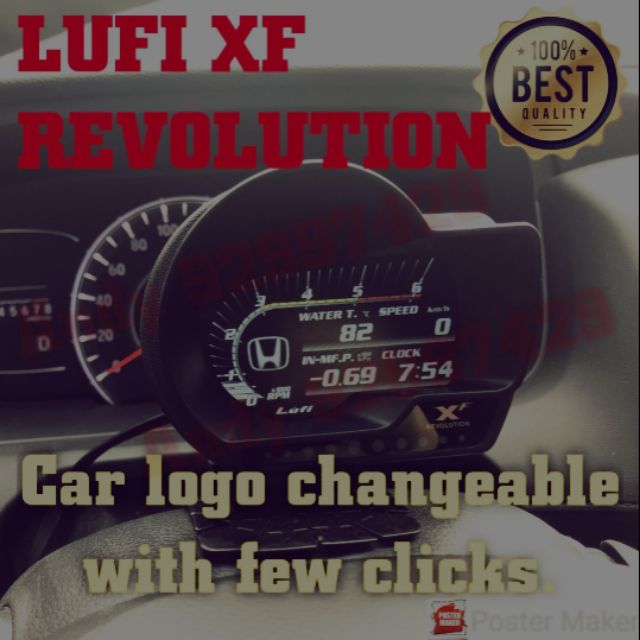 LUFI XF Revolution OBD2 Gauge Meter (Readystock) | Shopee Malaysia