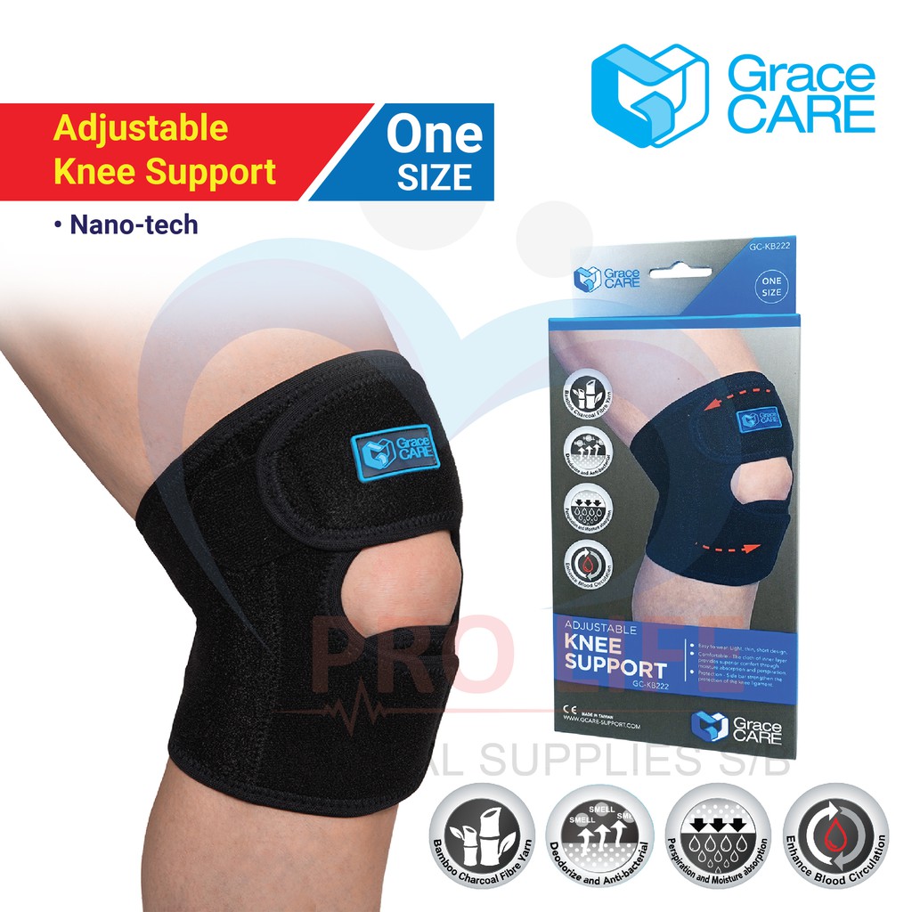 Grace Care Nano Tech Adjustable Knee Support GC-KB222 | Knee ...