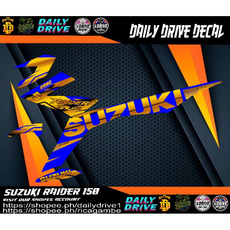 Suzuki Raider 150 Fi Decal Sticker | Shopee Malaysia