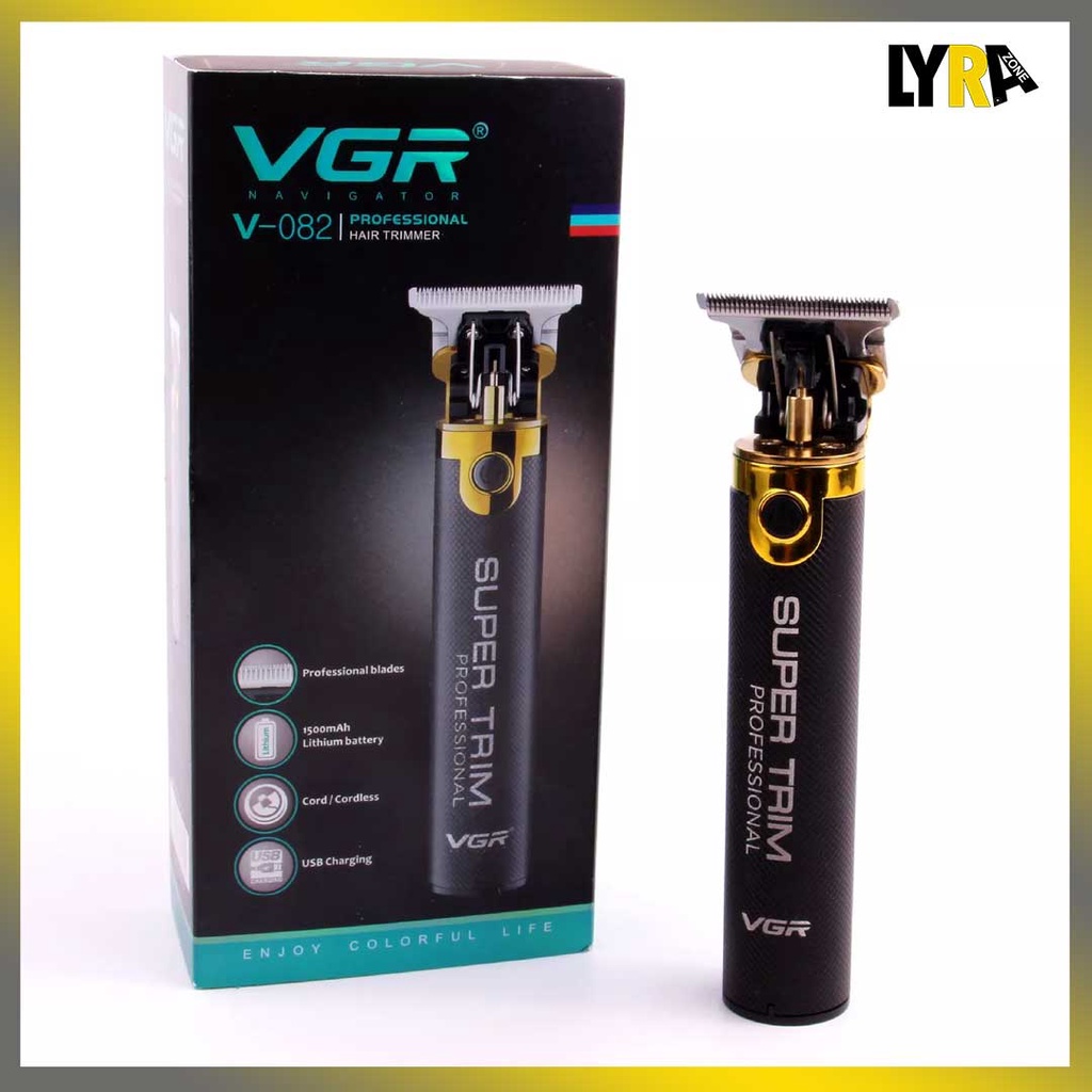 VGR V-082 Super Trim Professional Hair Clipper Runtime: 300 min Trimmer for Men (Black) [ V082 ...