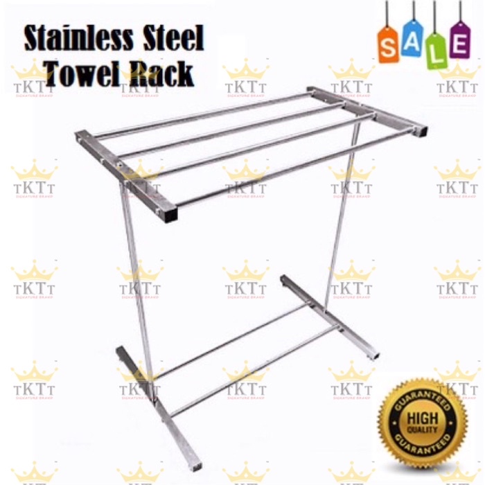 TKTT Stainless Steel Towel Rack Towel Hanger Drying Rack Multi Purpose ...