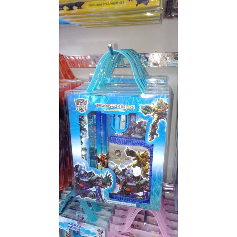 transformers stationery set with wallet | Shopee Malaysia