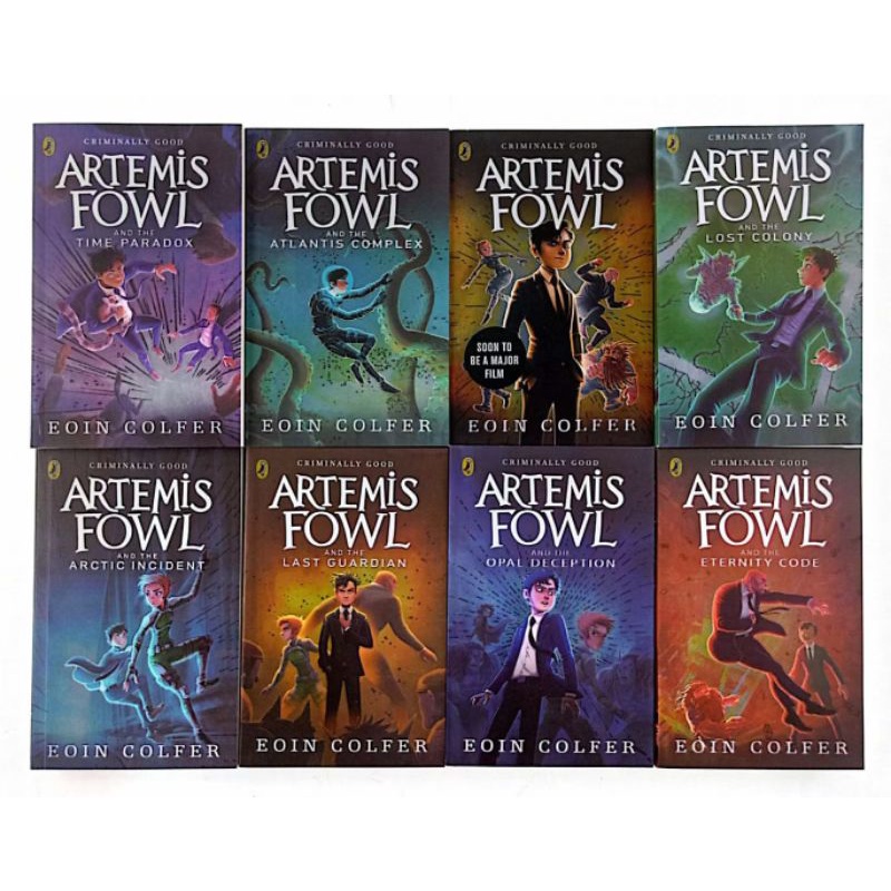 Artemis Fowl by Eoin Colfer 8-book Set with free audio and a movie ...