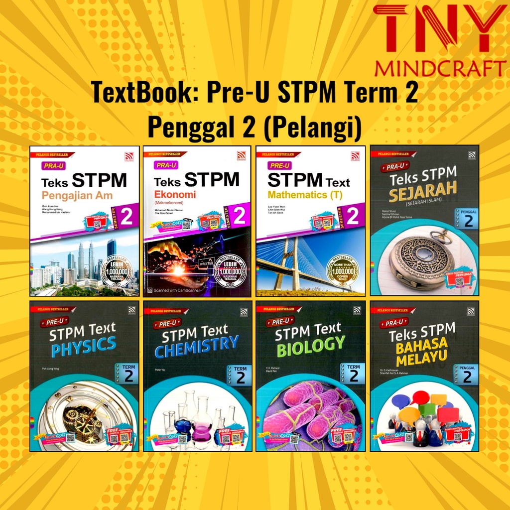 [TNY] STPM: TEXT BOOK PRA-U / PRE-U STPM PENGGAL 2/ TERM 2 (Pelangi ...