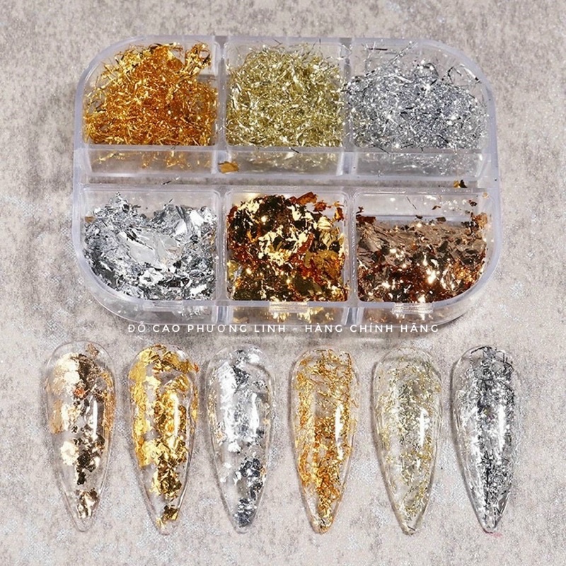 Gold and silver crepe paper in emulsion foil and thread form. Gold and ...