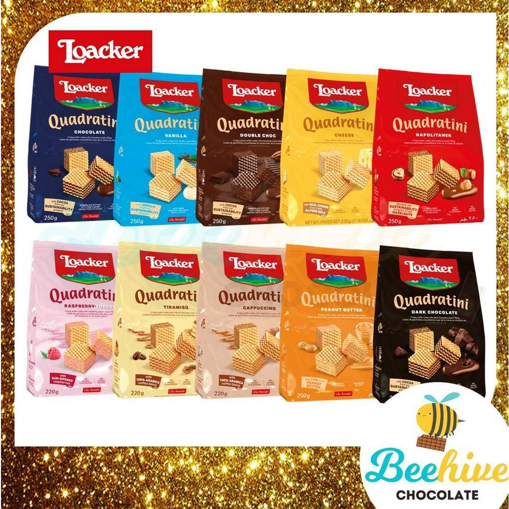 LOACKER - Quadratini & Sandwich 200g / 220g / 250g (Many flavours ...