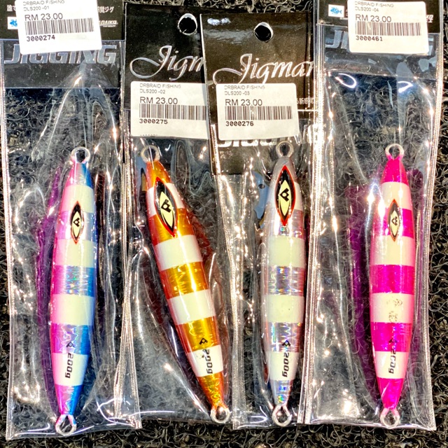 Jigman DLS Slow Jig 150g 200g 260g 330g 900g Best for Jenahak Kerapu Merah GT | Shopee Malaysia