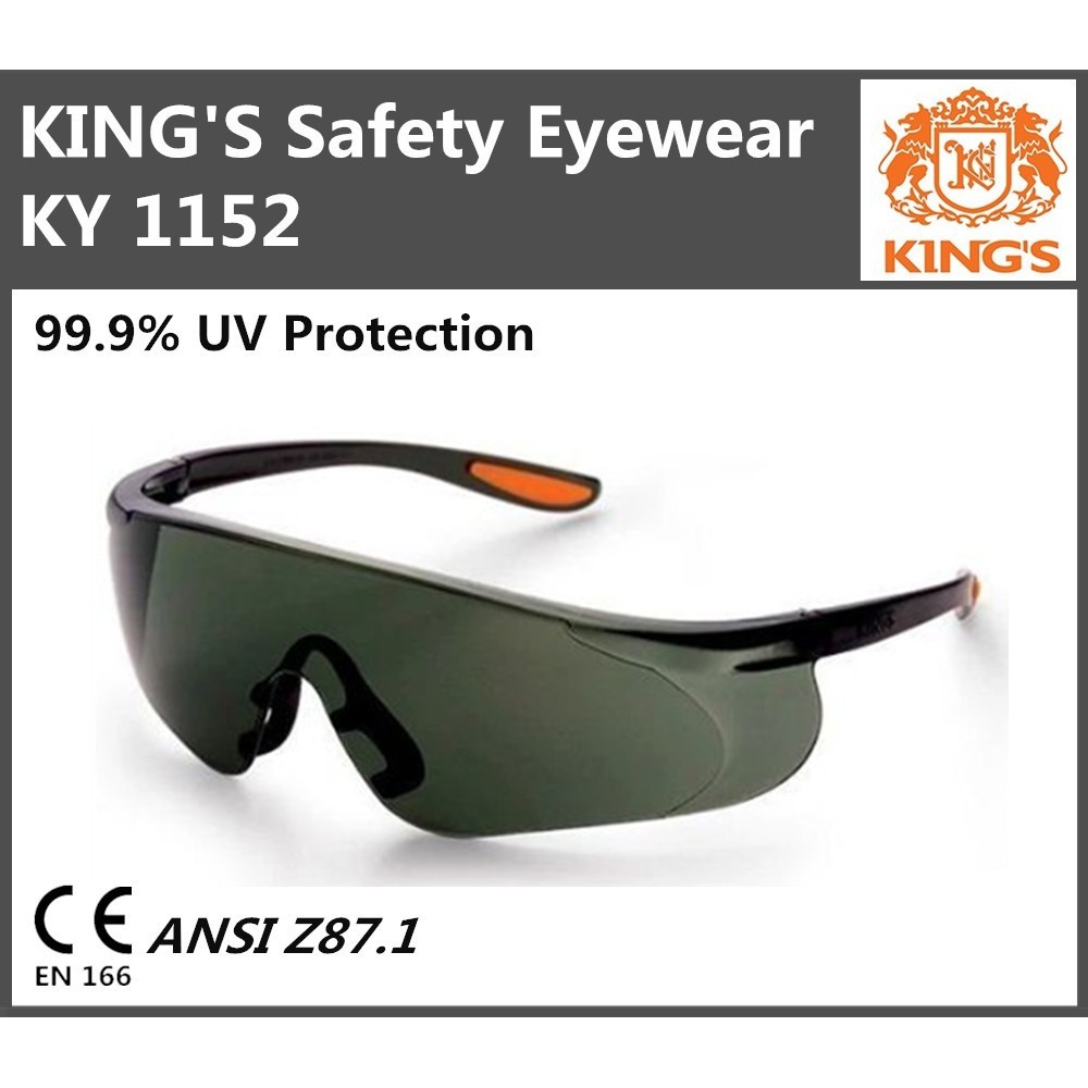 KY1151 KINGS Safety Goggles Clear Safety Eyewear Safety Glass Spectacle ...